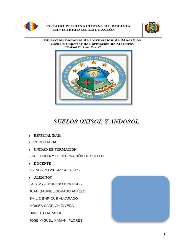 Suelo Oxisoles y Andosoles | PDF | Suelo | Materiales