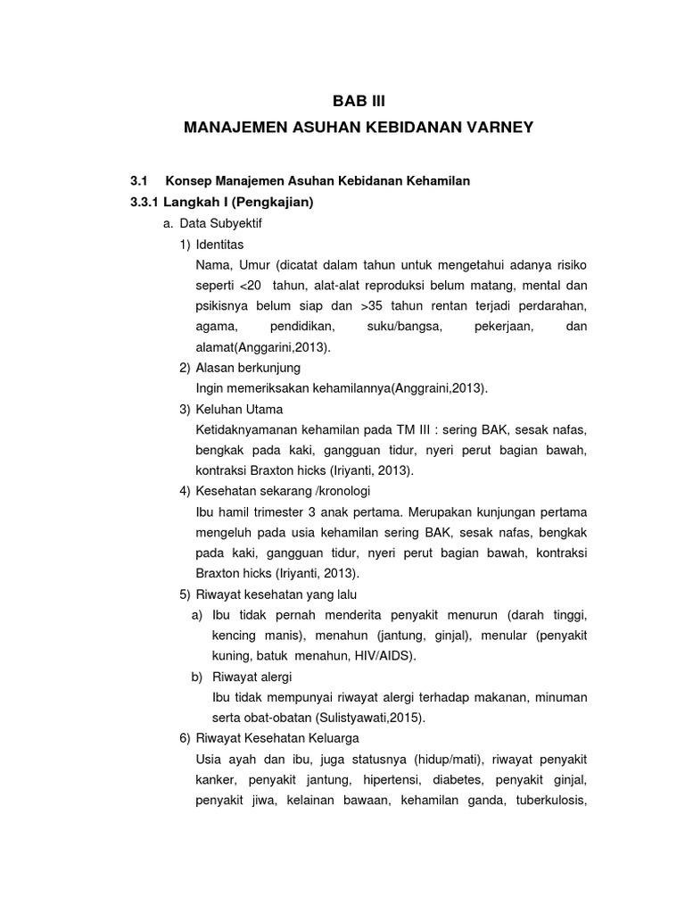 7 Langkah Manajemen Varney | PDF