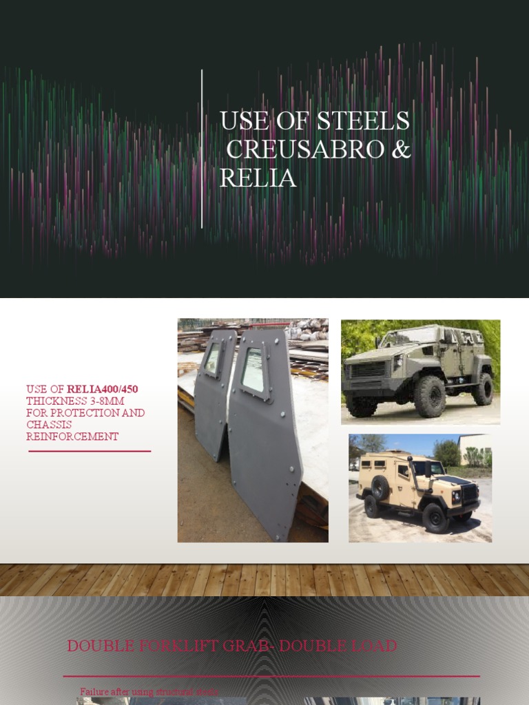 Benefits of RELIA & CREUSABRO Steels | PDF | Home & Garden | Technology ...