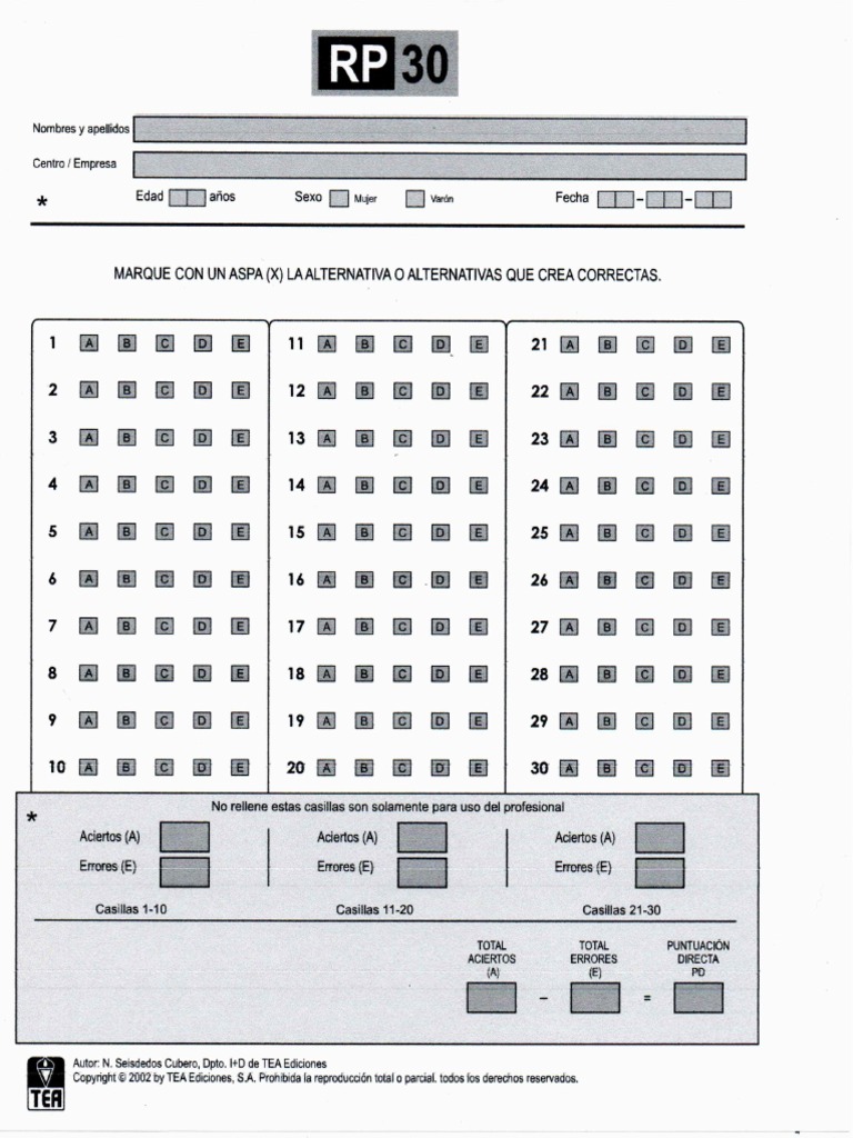 RP 30 | PDF