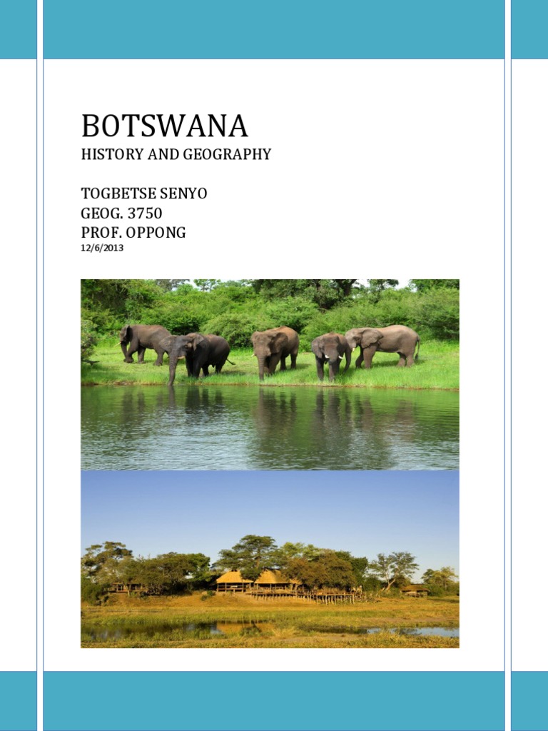 Botswana History & Geography | PDF | Botswana