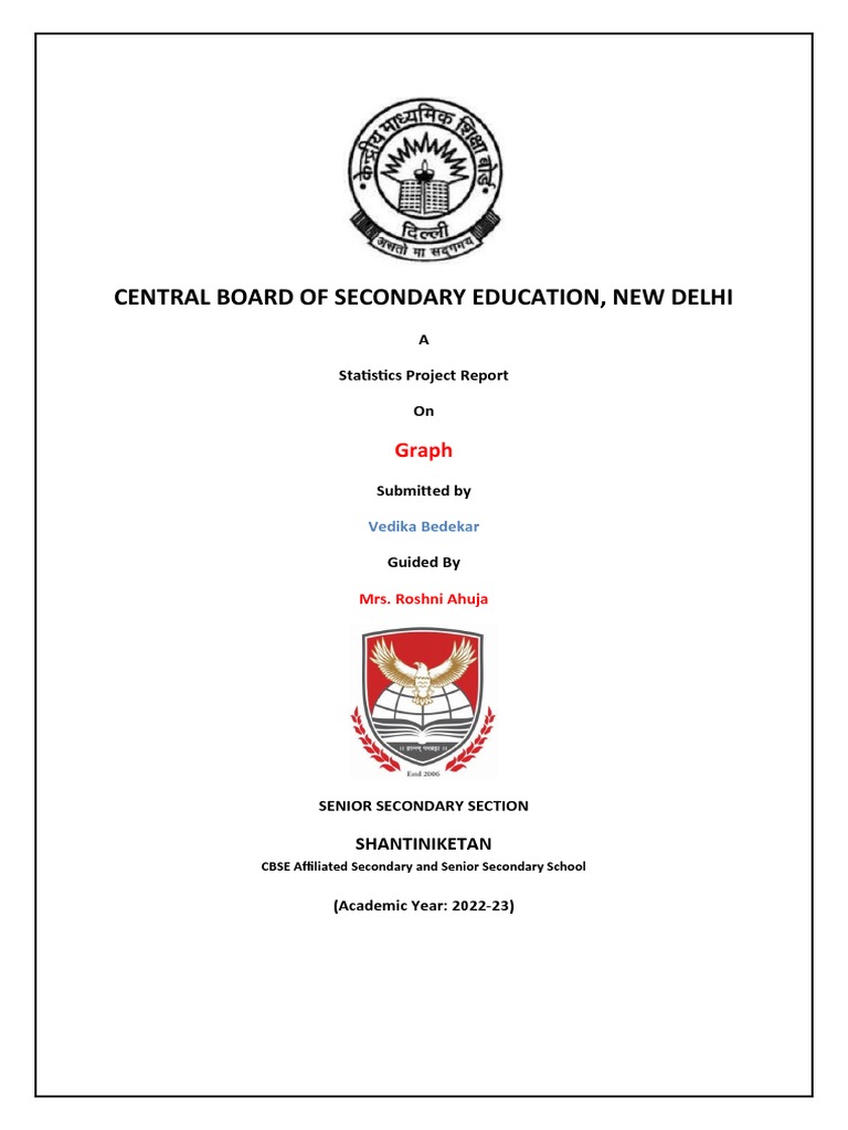 Revised Project Report Format$20220922113139 | PDF | Schools | Educational Stages