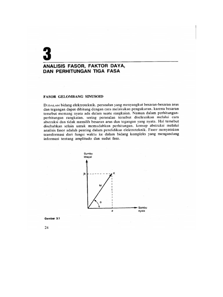 DKEL Bab 3 AFas, FDaya, Perhitungan 3ph | PDF