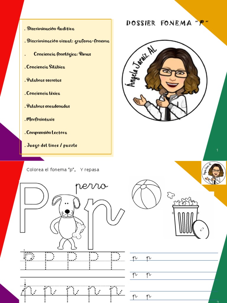 Fonema P | PDF | Sílaba | Comunicación oral