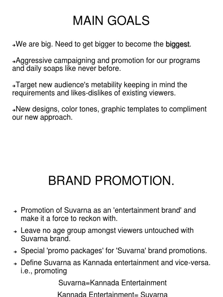 Main Goals PDF