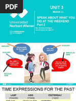 Past Perfect Reading Comprehension | PDF | Question | Syntax