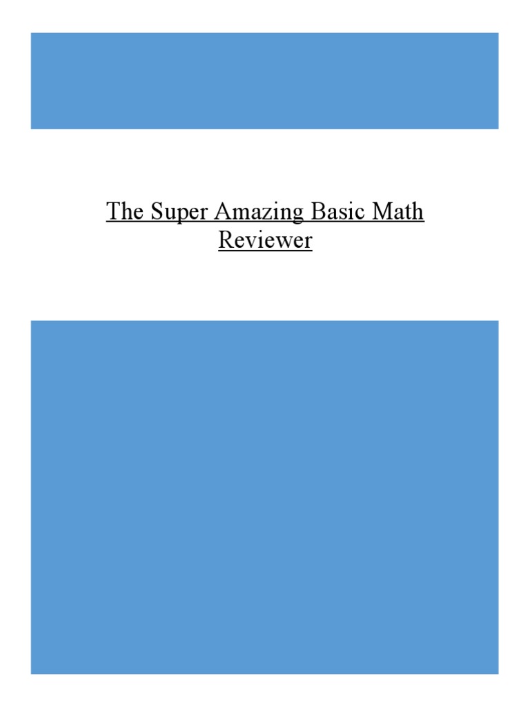 PMAEE - PNPAEE Mathematics Modules and Readings | PDF | Numbers ...