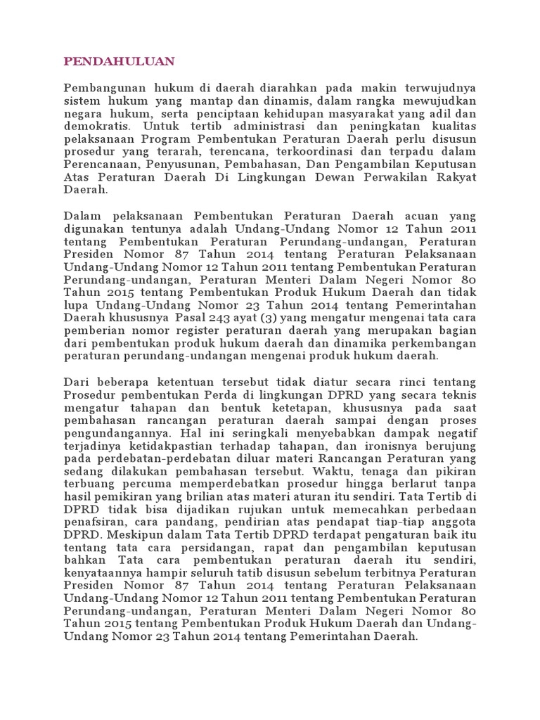 Tahapan Perda | PDF | Komputer