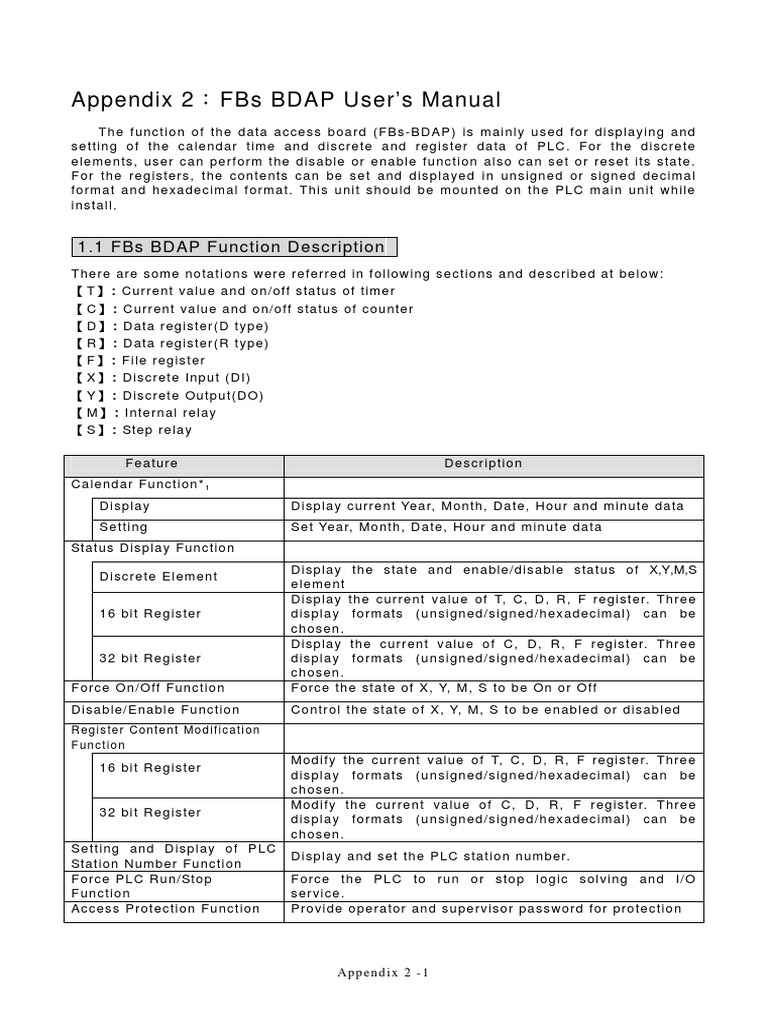 FBs BDAP Manual en | PDF | Computer Science | Arithmetic
