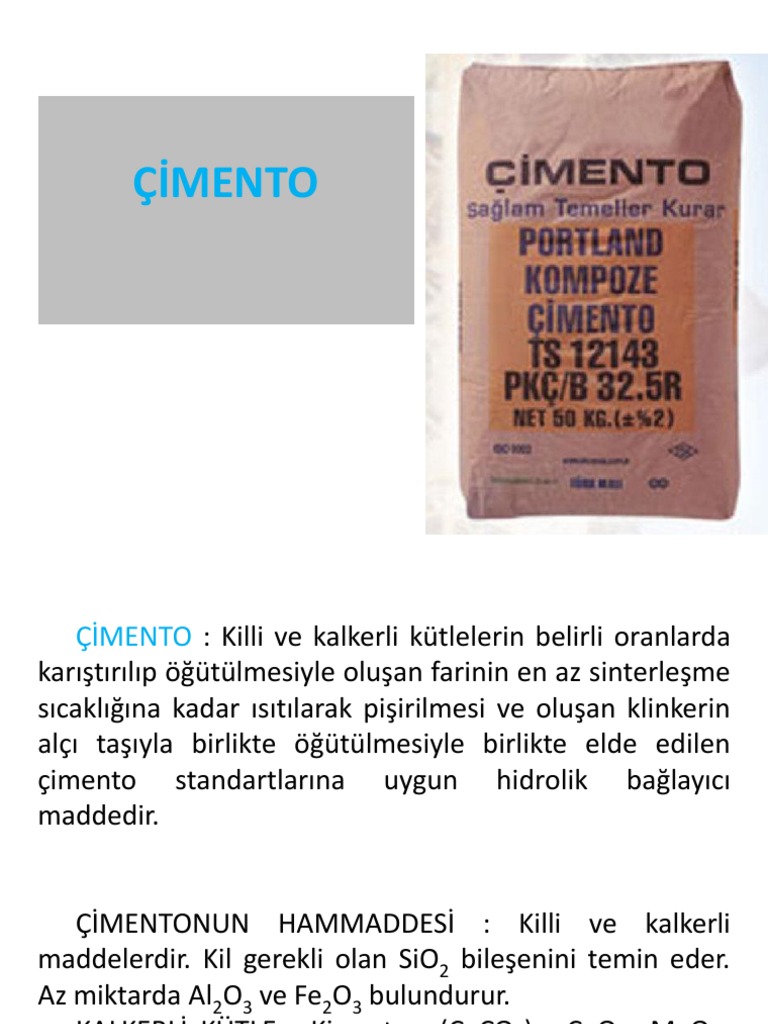 ÇİMENTO2 | PDF