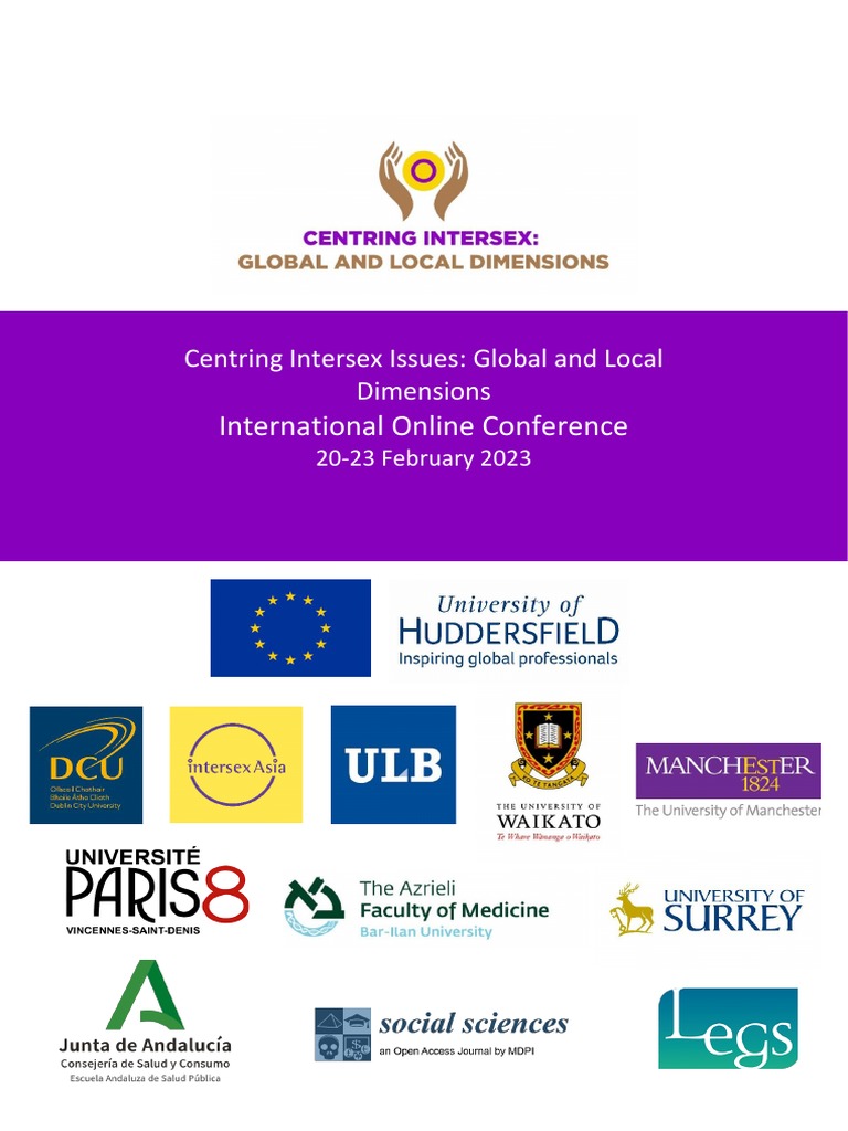 Centring Intersex Issues Conference Delegate Version Download Free Pdf Intersex Gender 