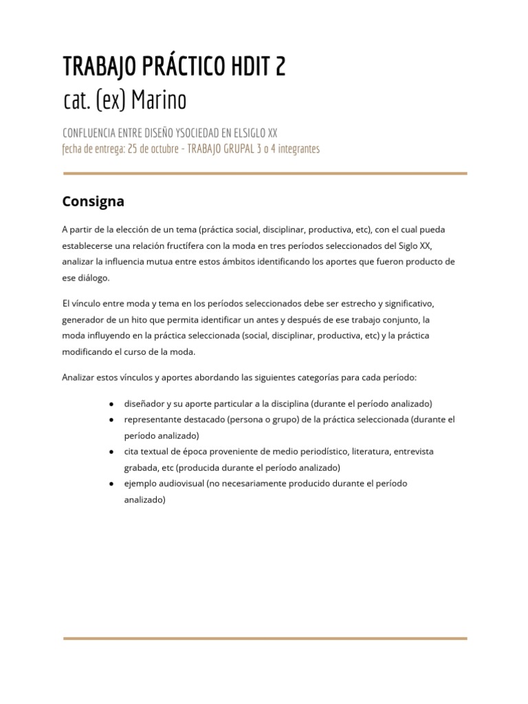 Trabajo Práctico Hdit 2 | PDF