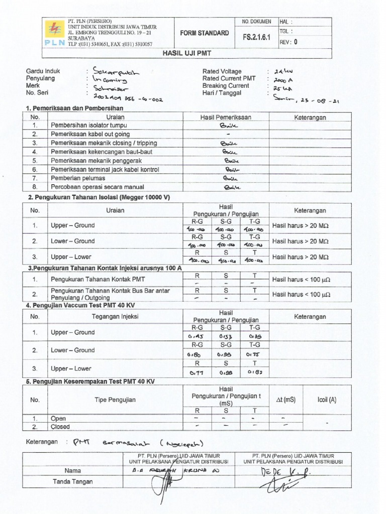 Uji PMT Incoming | PDF