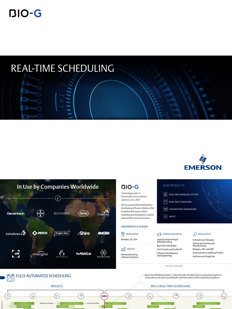 Brochure Real Time Scheduling Syncade en 6344656 | PDF | Real Time ...