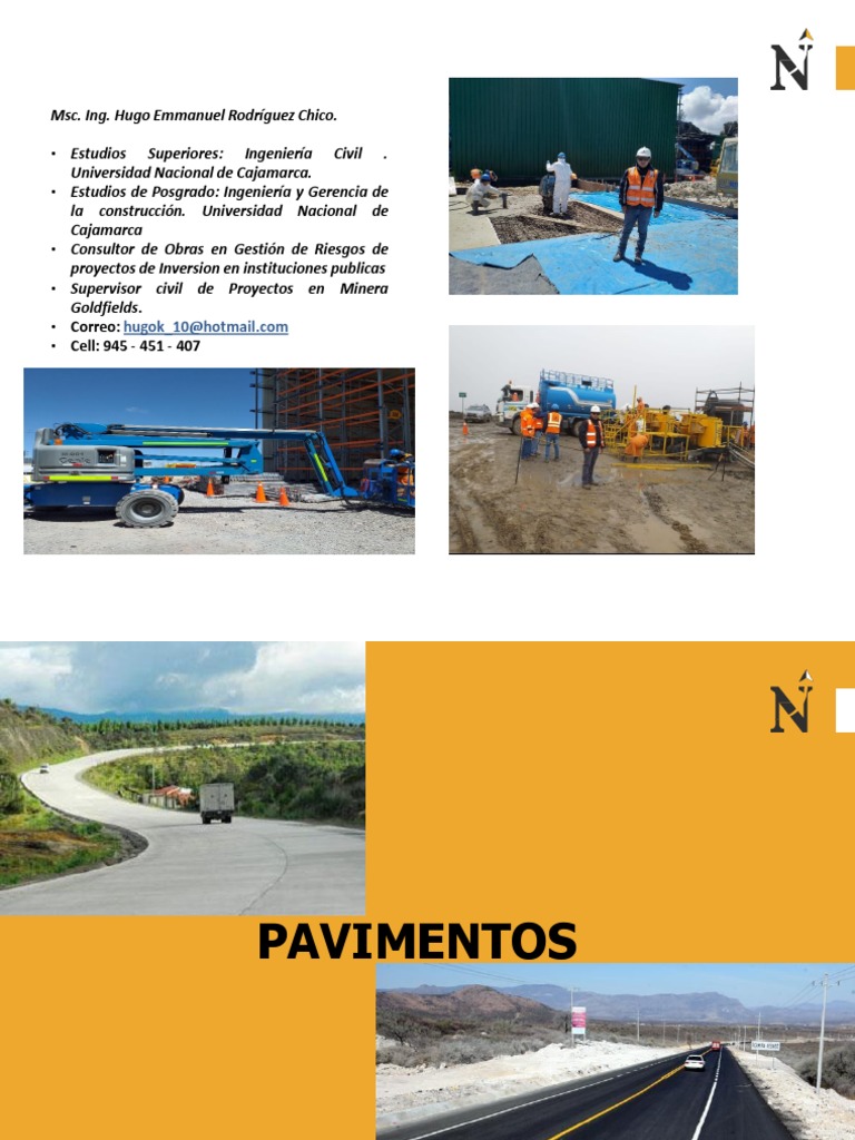 1.1. Sem 1 Pavimentos Generalidades.. | PDF | Hormigón