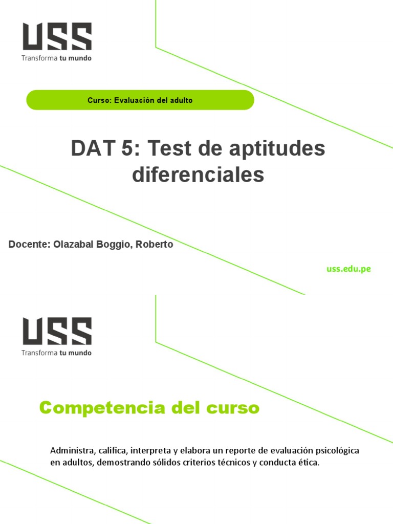 Dat 5 | PDF | Evaluación | Aprendizaje