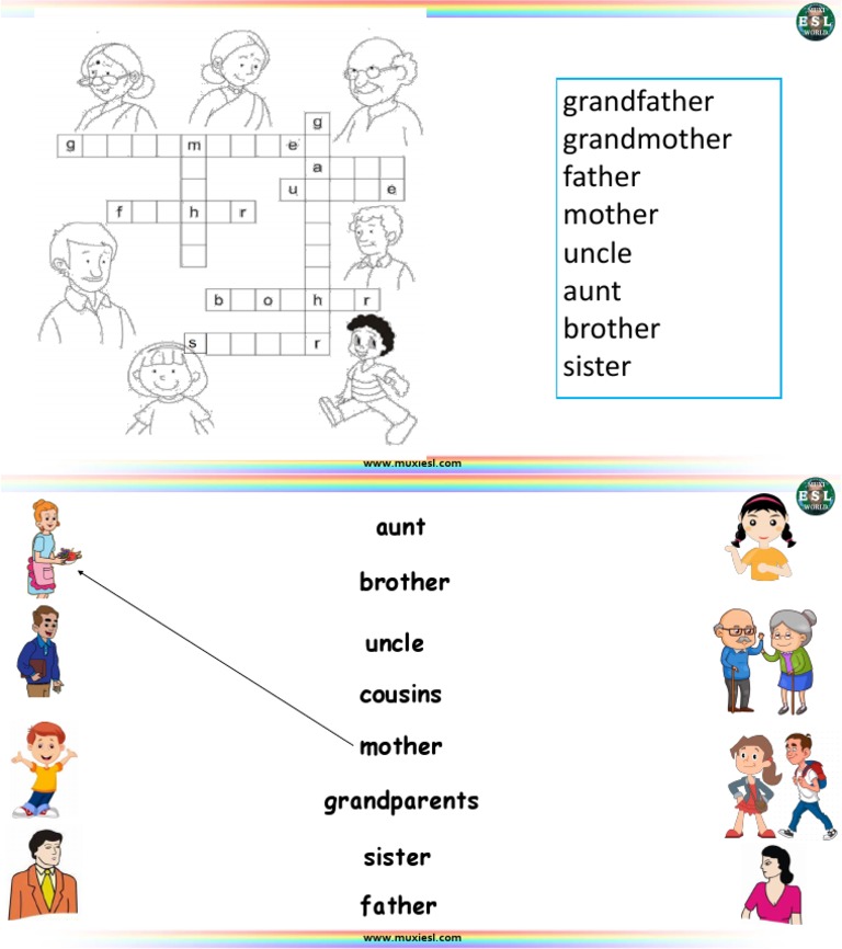 My Family Matching Worksheet | PDF