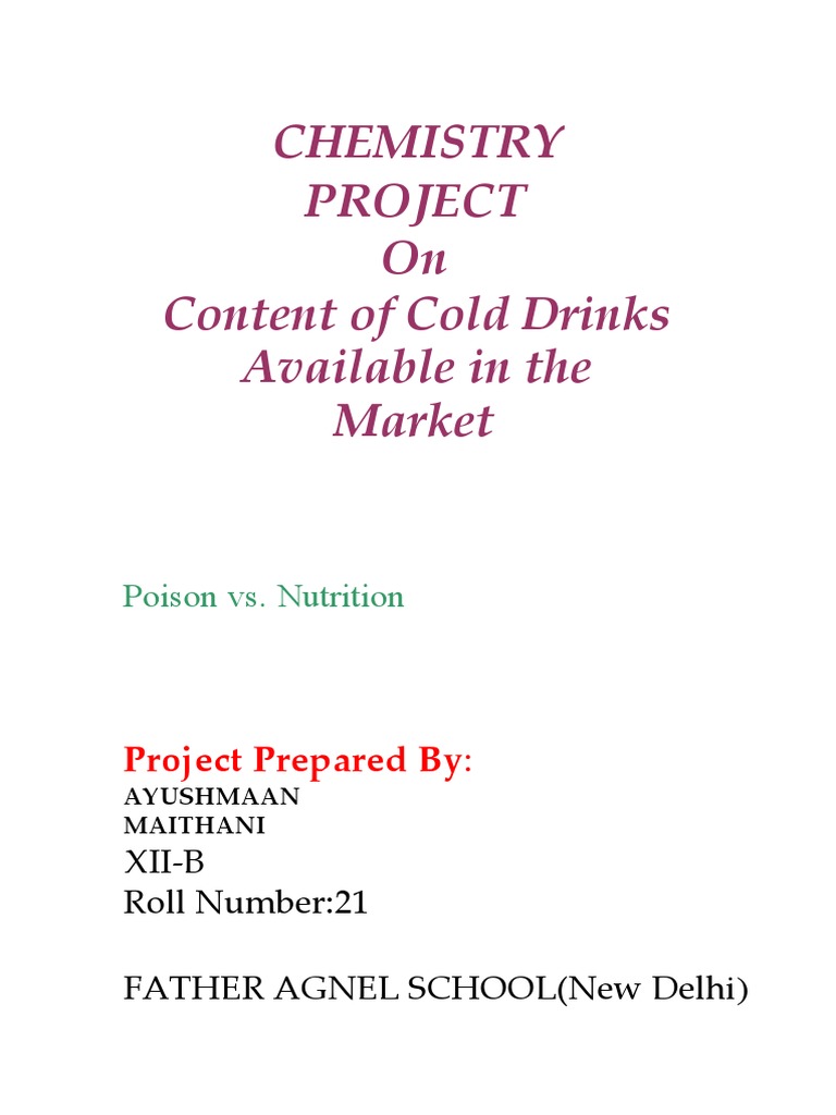 Chemistry Project | PDF | Carbohydrates | Sucrose