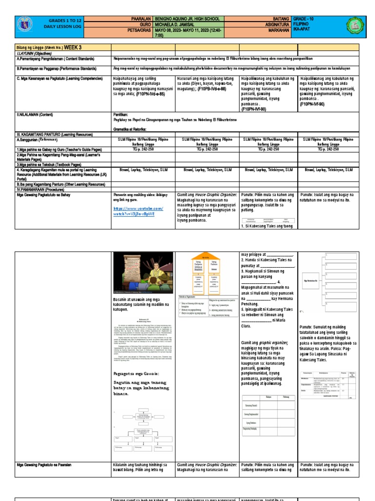 Fil 10 Flip DLL Q4 Week 4 | PDF