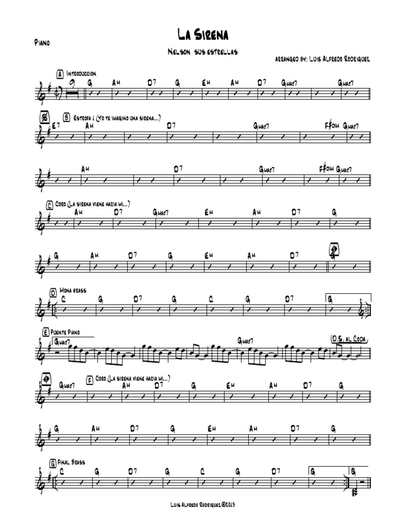 La Sirena - Piano - 3 | PDF