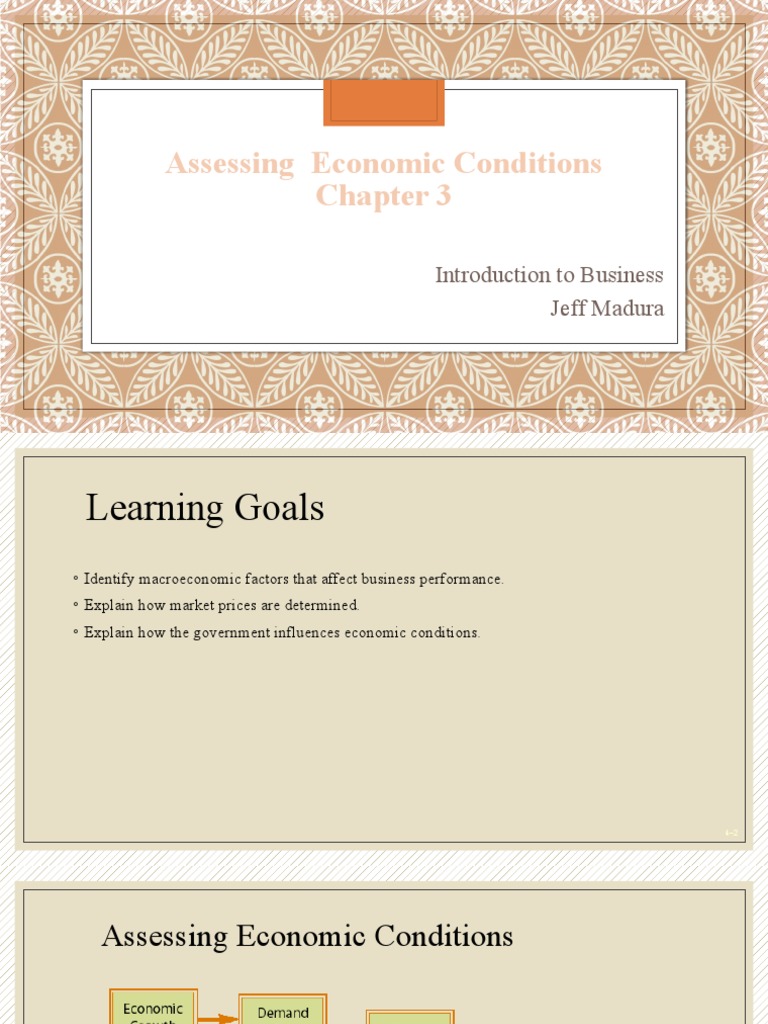 Assessing Economic Condition Chapter 3 | PDF | Fiscal Policy | Monetary ...