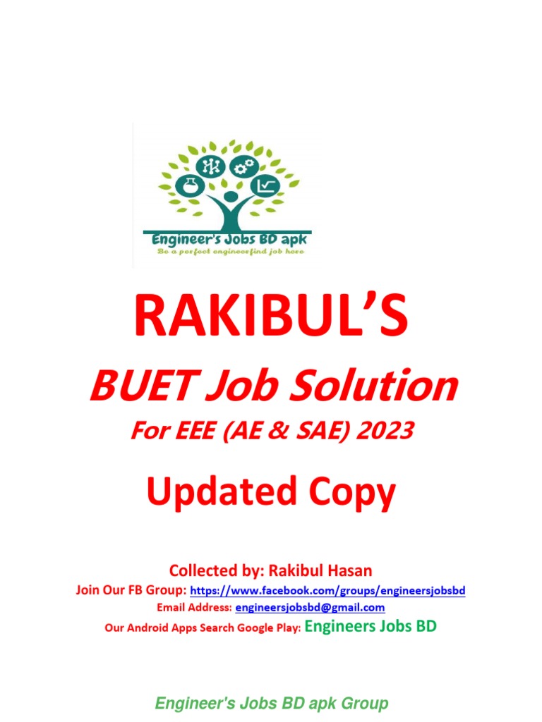 Rakibul's BUET Recent Job Solution 2023 | PDF | Computing Platforms | Microsoft Windows