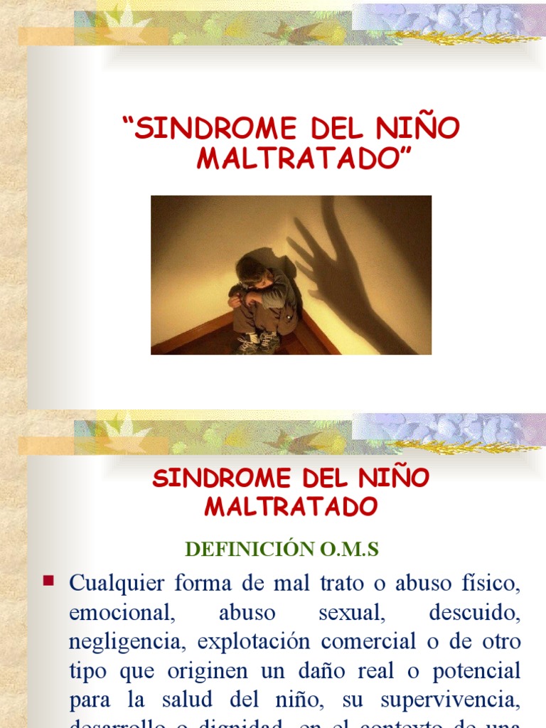 Maltrato Infantil: Definición y Datos | PDF | Abuso infantil ...