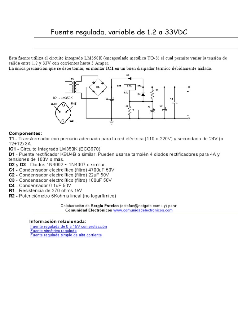 Fuente Regulada | PDF