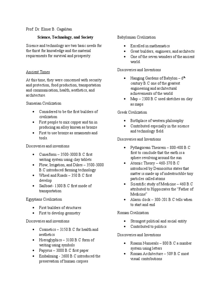 STS Module 1 Reviewer | PDF | Science | Galileo Galilei