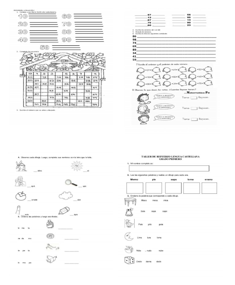 español y matematicas (3) | PDF