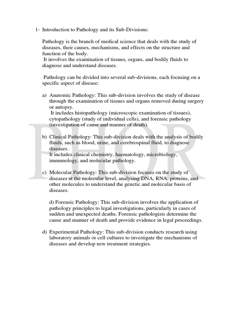 Pathology Short Notes | PDF | Pathology | Immune System Pathology Short Notes | PDF | Pathology | Immune System