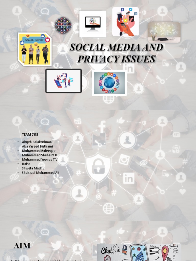 Social Media and Privacy Issue | PDF | Popular Culture & Media Studies ...