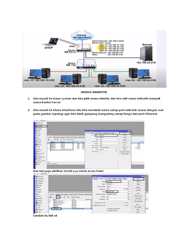 Modul Mikrotik | PDF | Griya & Taman | Komputer