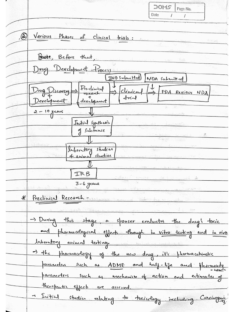 Phases of Clinical Trials | PDF