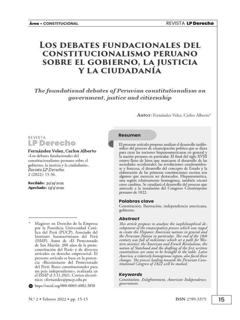 Ejemplo de Artículo Academico | PDF | Perú | Estado (política)