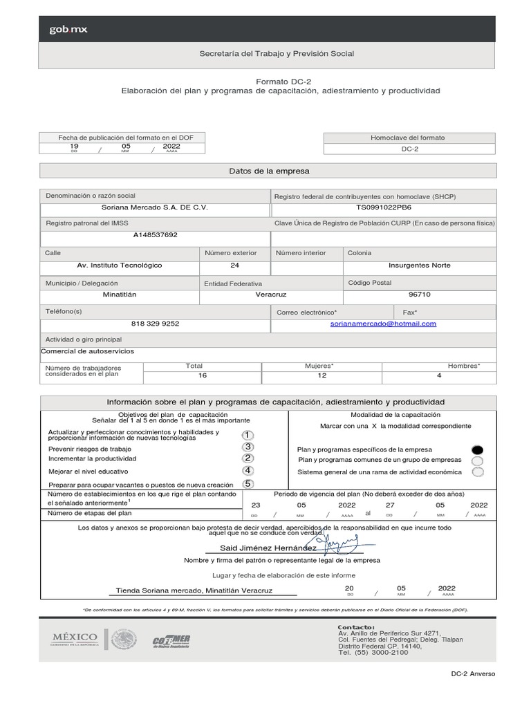 Formato Dc-2.Ebento 1 | PDF