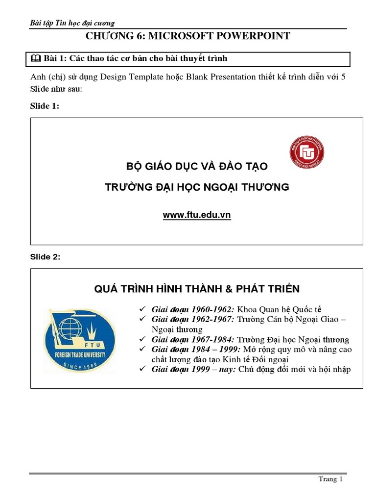 4.2 Bài tập Phần PP | PDF