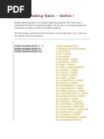 90 Day English Speaking Course | PDF