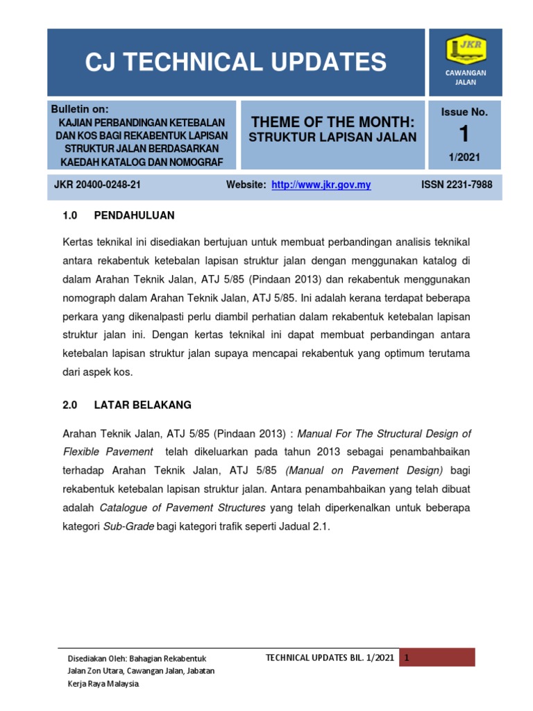 Technical update 1_2021 | PDF