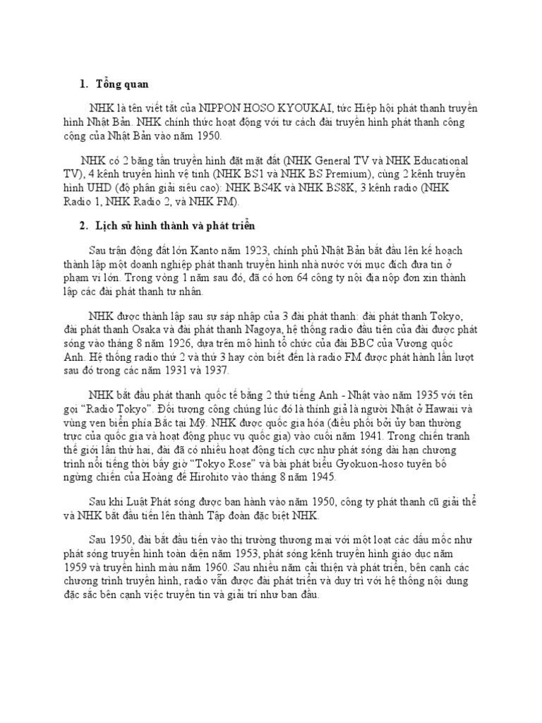 Phat thanh - NHK | PDF