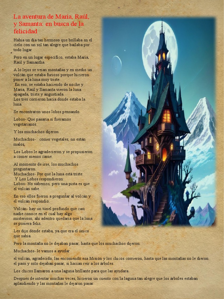 La Aventura de Maria Raul y Samanta - en Busaca de La Felicidad ...