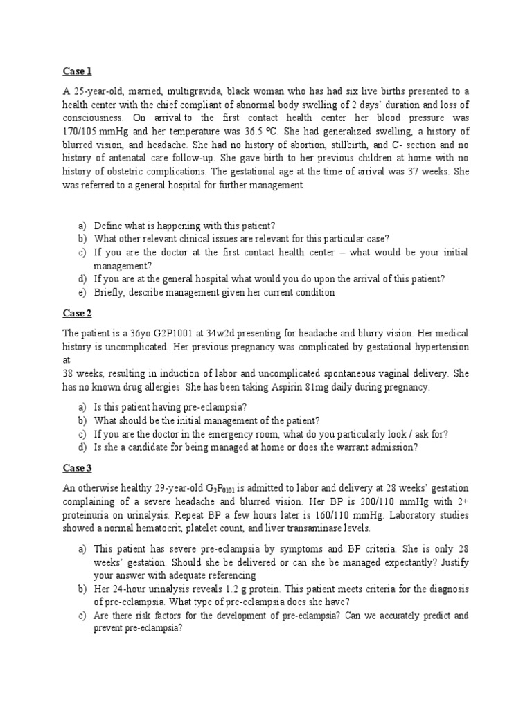 Pre Eclampsia | PDF | Childbirth | Medicine