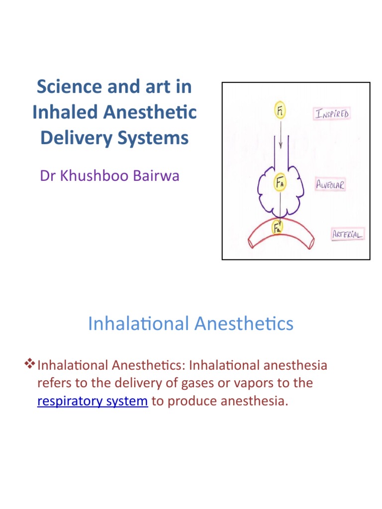 Inhalational | PDF | Breathing | Anesthesia