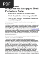 Hiikaa Waldaa Kiristaanaa | PDF