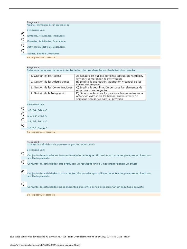 Examen Semana 3.Docx | PDF