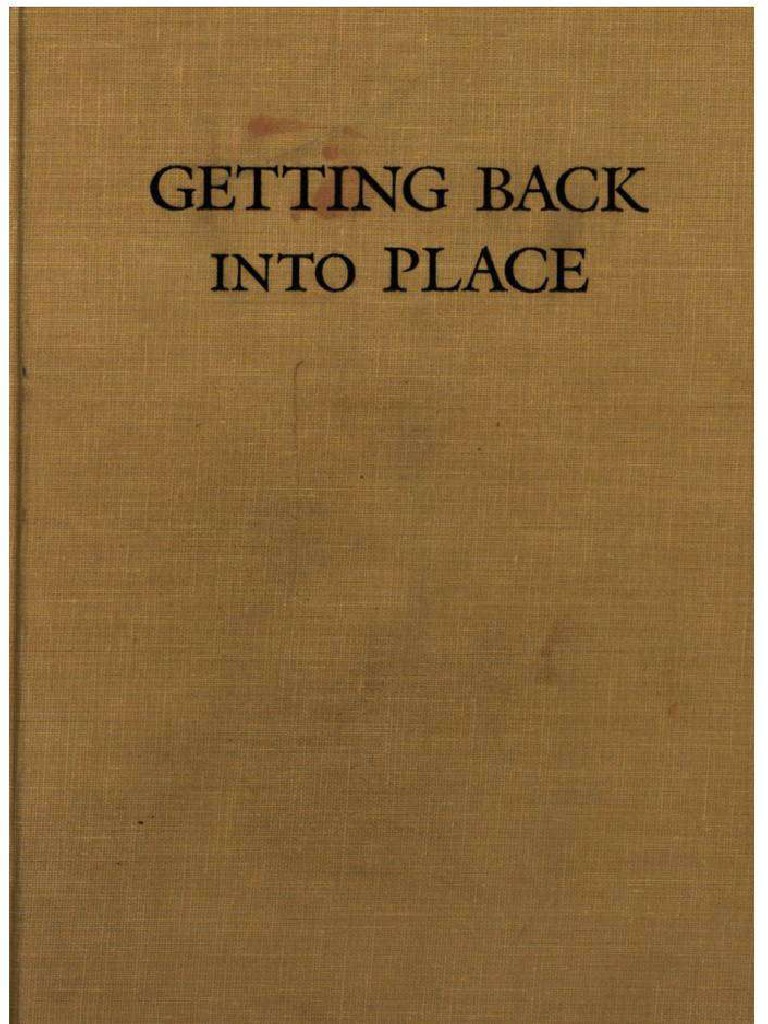 Understanding Place in Edward Casey's Work | PDF | Longitude