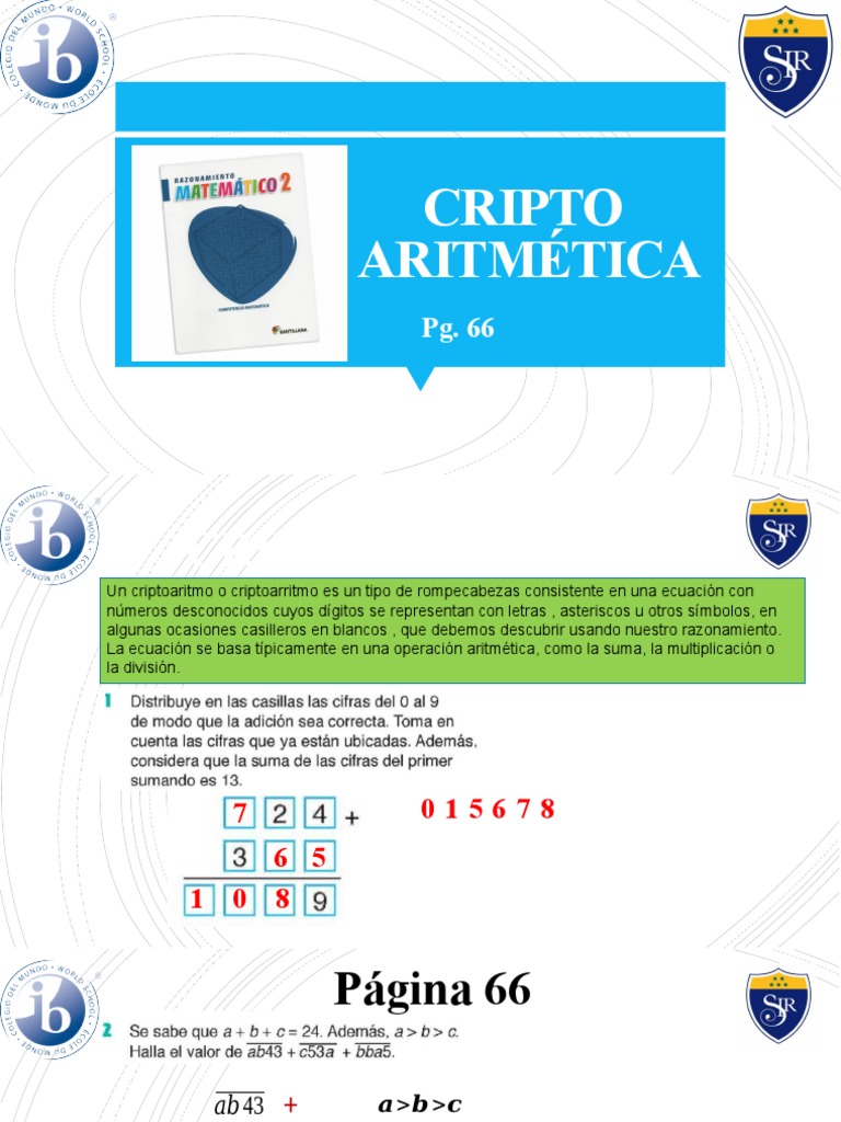 Cripto Aritmetica | PDF