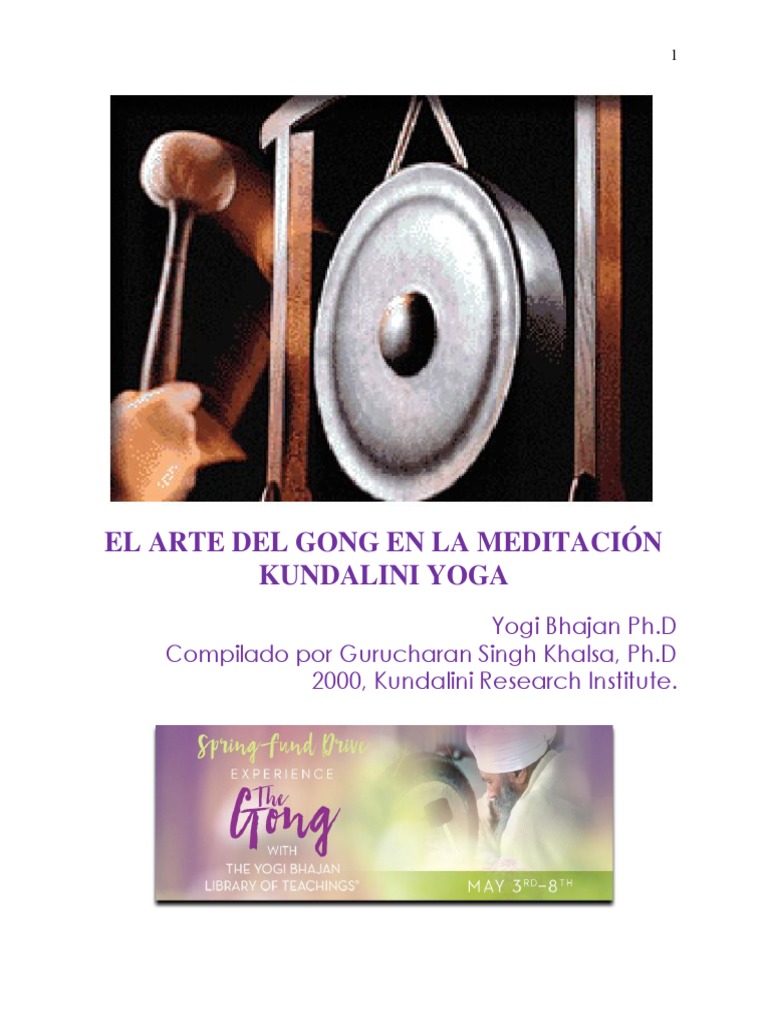 El Gong en la Meditación Kundalini | PDF | Guru Nanak | Sonido
