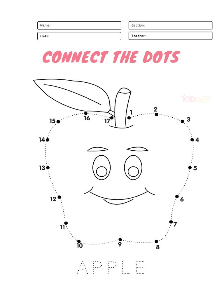 Fruit Connect The Dots | PDF | Fruit | Edible Fruits