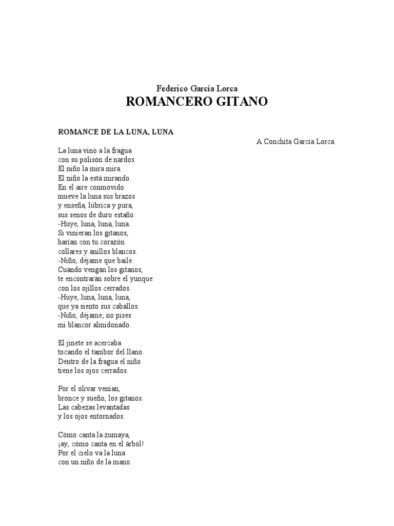 Romancero gitano | PDF